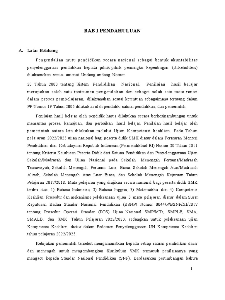 Program Kerja Ujikom | PDF | Bisnis