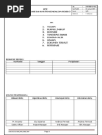 SOP Pengoperasian Oil Trap Genset | PDF | Teknologi & Rekayasa