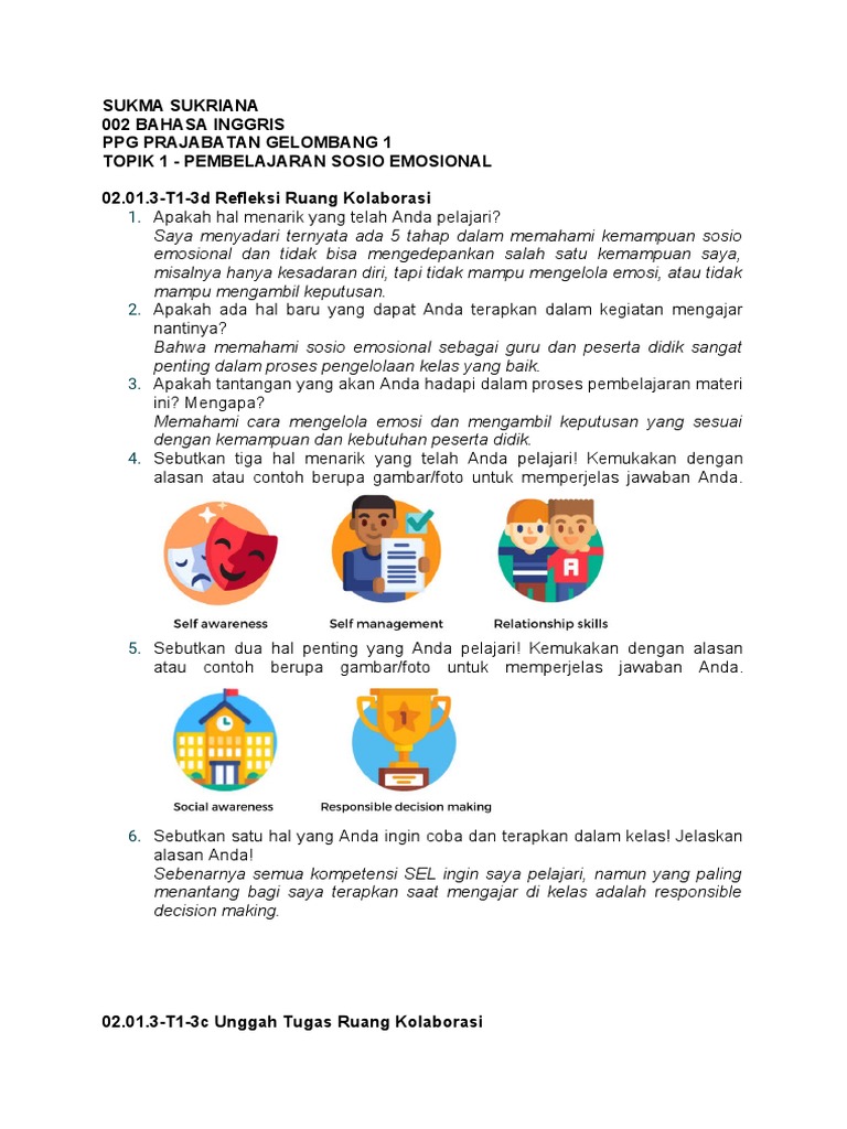 TOPIK 1 SEL (Ruang Kolaborasi) | PDF