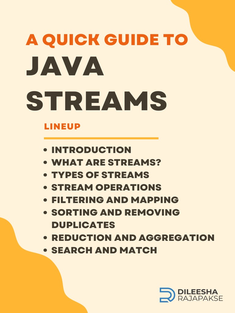 Java Streams | PDF | Sequence | Boolean Data Type
