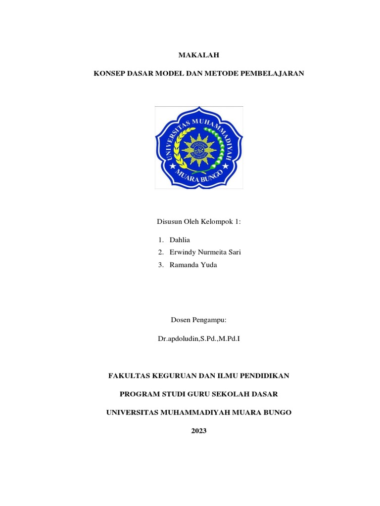 Makalah Model PDF | PDF | Karier & Perkembangan