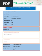 LKPD PTLSV (Persamaan Dan Pertidaksamaan Linear | PDF