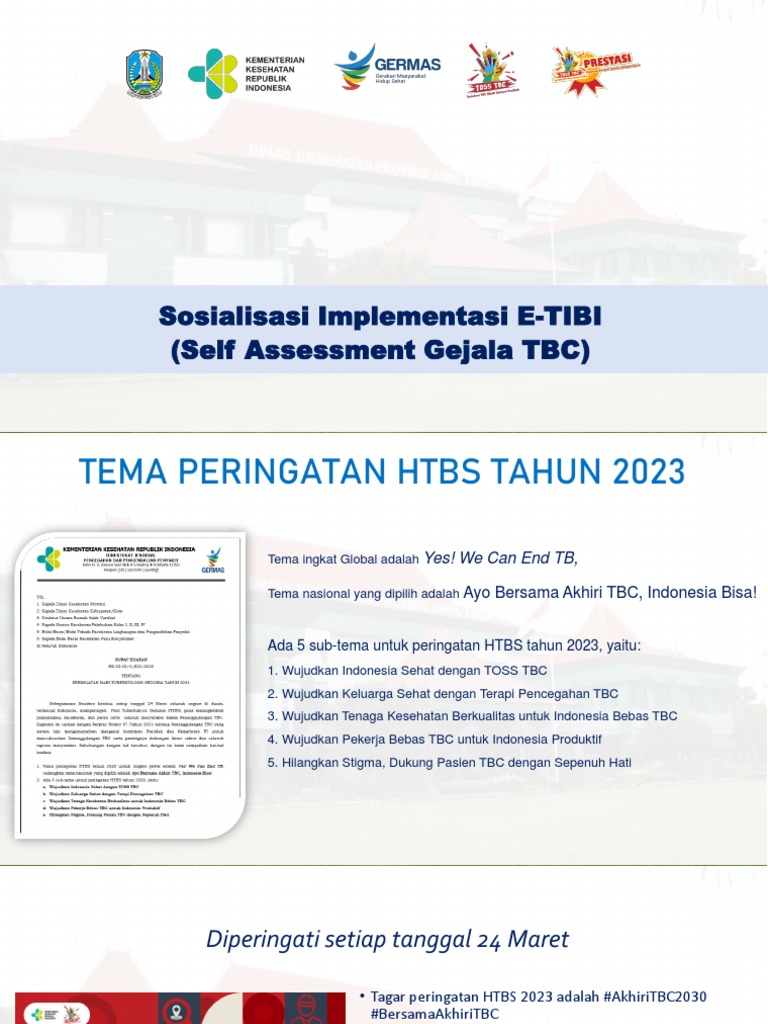 Sosialisasi Implementasi E-TIBI (Self Assessment Gejala TBC) Hafidh ...