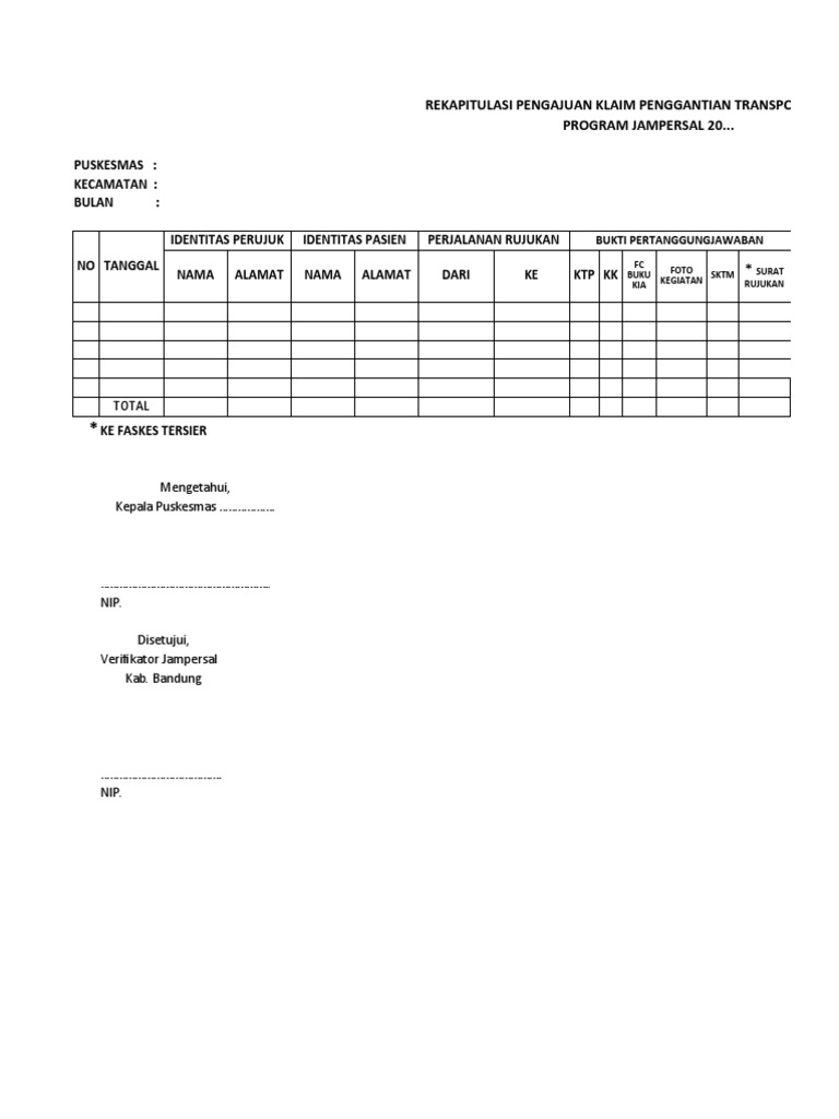 Form Klaim 2021 | PDF