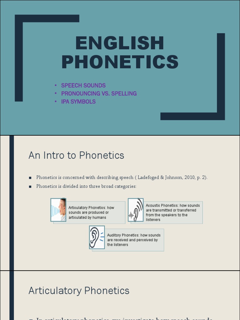 Understanding English Phonetics | PDF | Phonetics | Phoneme