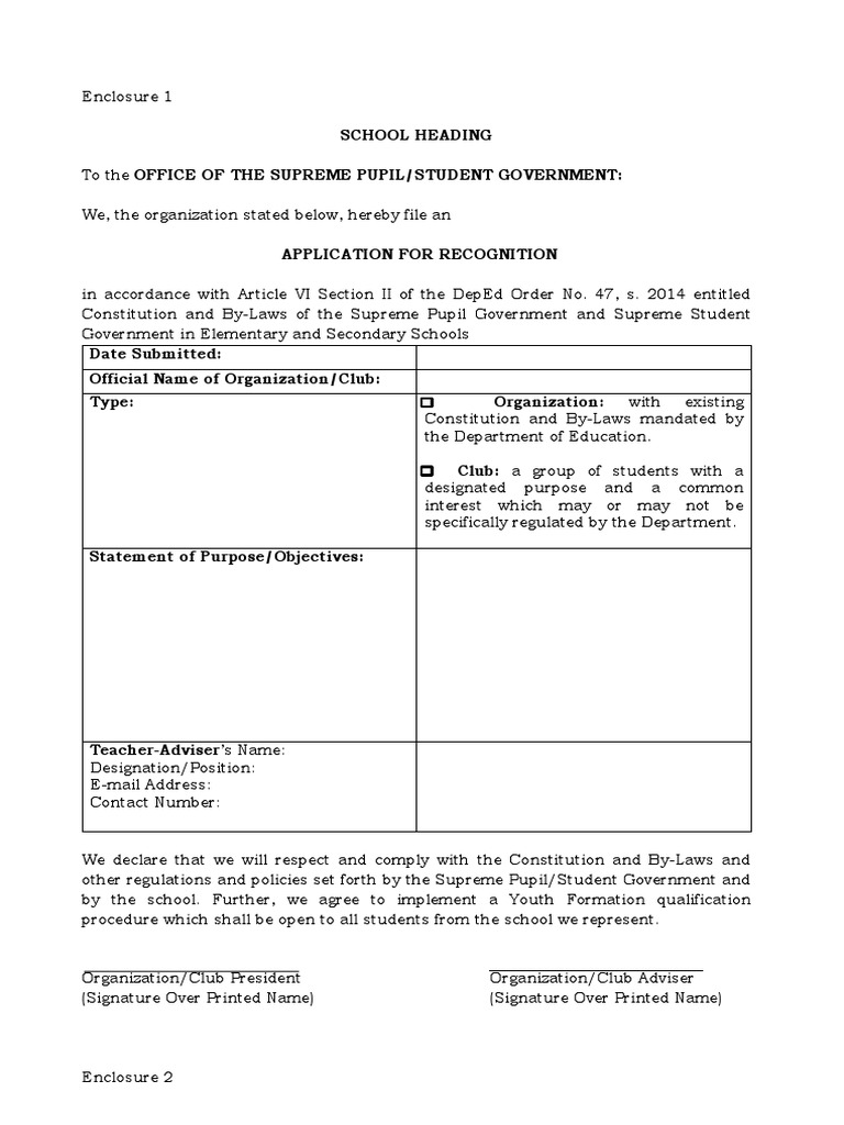 DM-Application Enclosures | Download Free PDF | By Law | Email Address