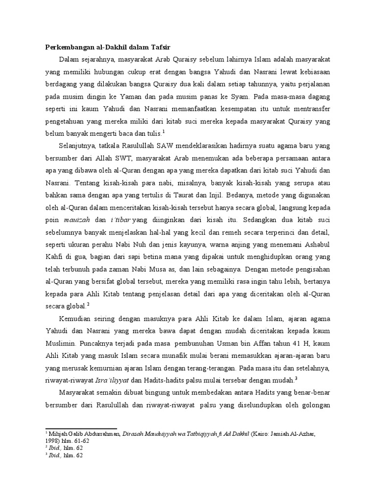 Materi Perkembangan Ad-Dakhil | PDF | Agama & Spiritualitas