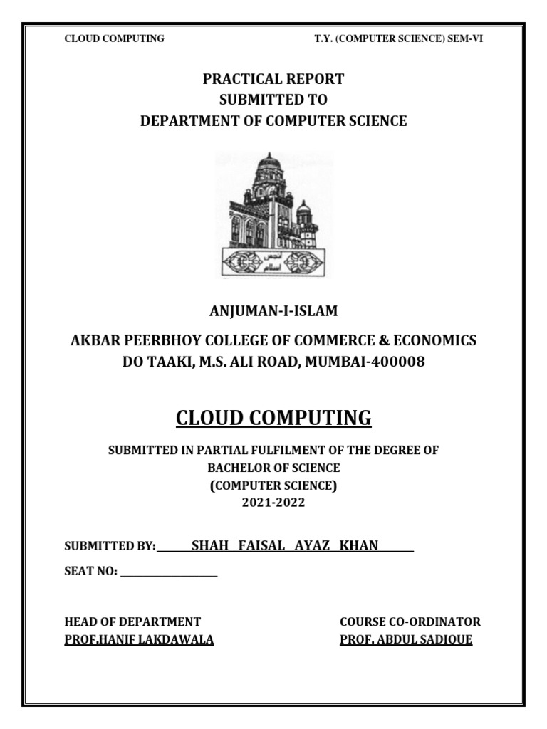 Cloud Journal | PDF | Cloud Computing | Computing