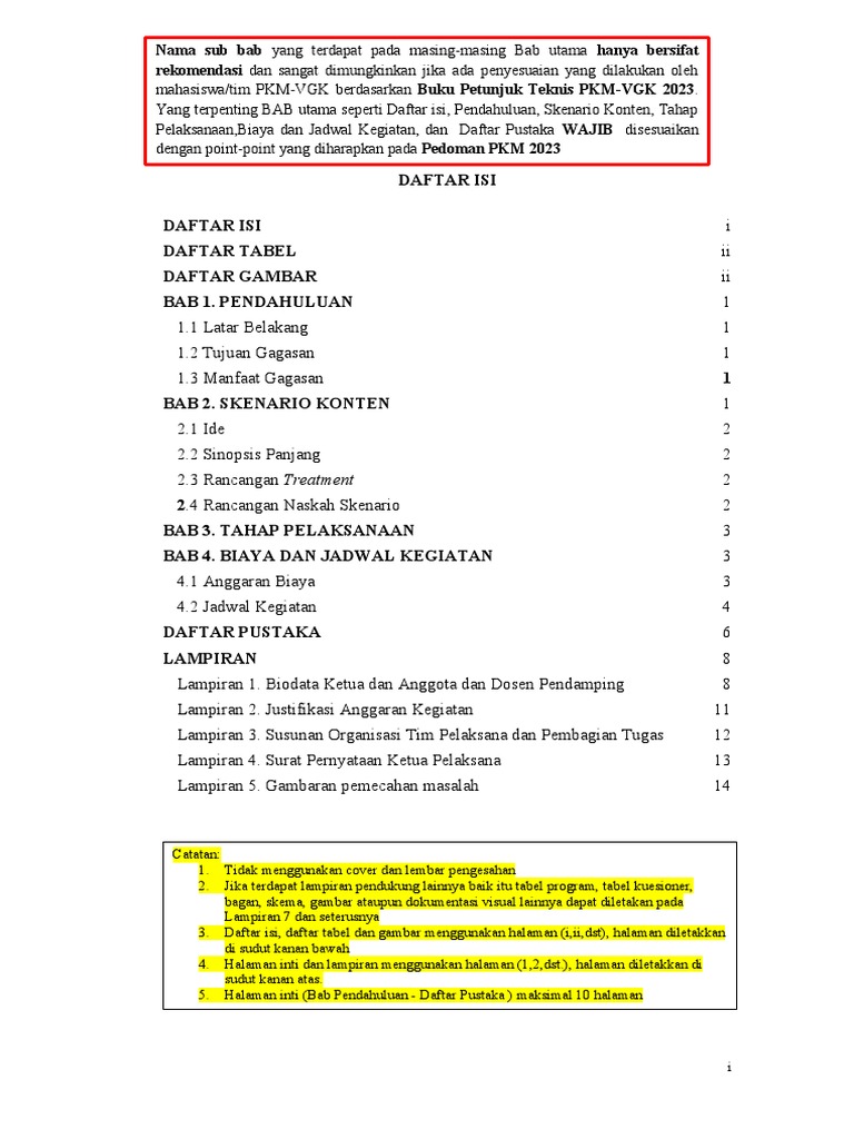 Panduan PKM-VGK 2023 | PDF | Seni | Komputer
