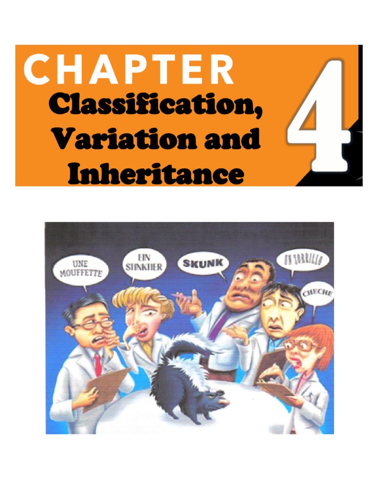 Classification, Variation, and Inheritance | PDF | Cloning | Cell (Biology)