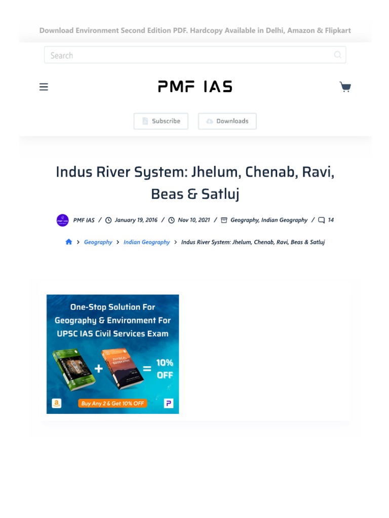 Indus River System | PDF