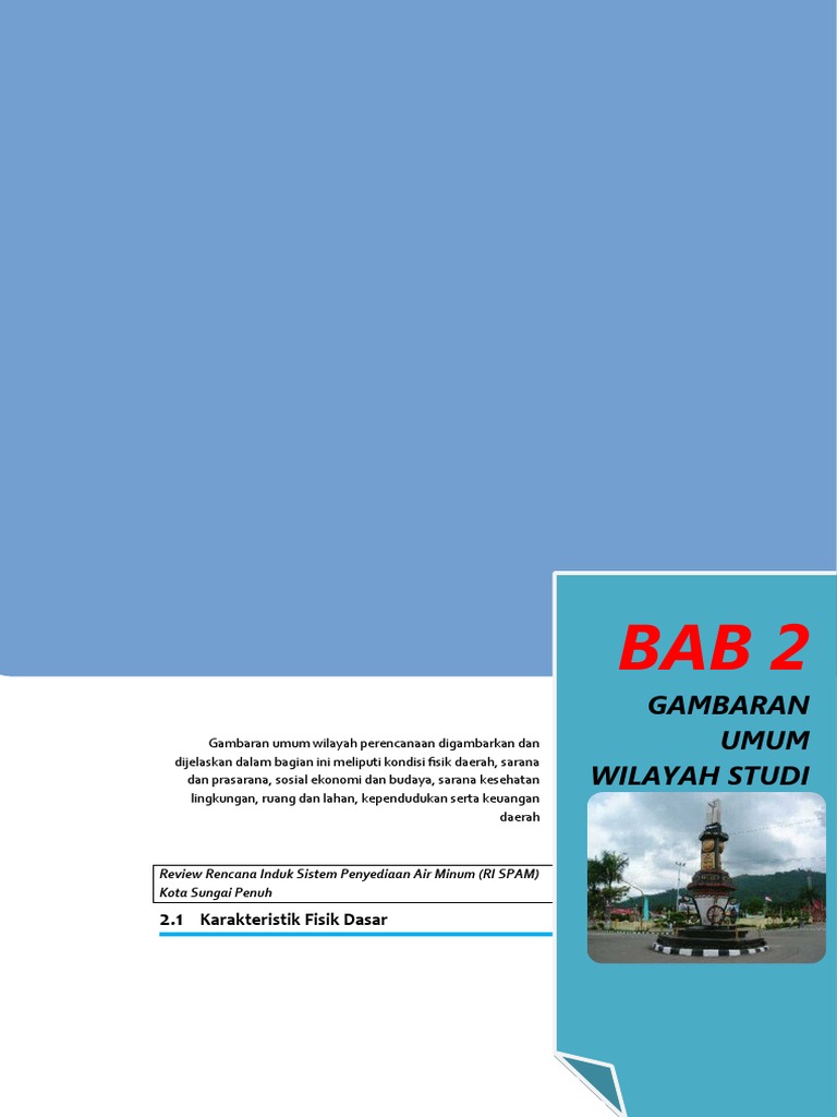 4 Bab 2 Gambaran Umum Wilayah - Review Rispam SPN | PDF