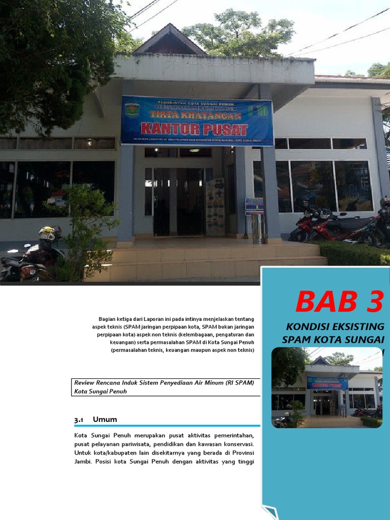 5 Bab 3 Kondisi Eksisting Spam - Review Rispam SPN | PDF