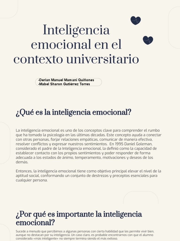 Inteligencia Emosional Original Pdf Pdf Inteligencia Emocional