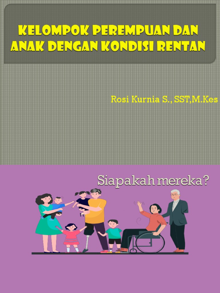 Askeb Wanita Dan Anak Kondisi Rentan | PDF