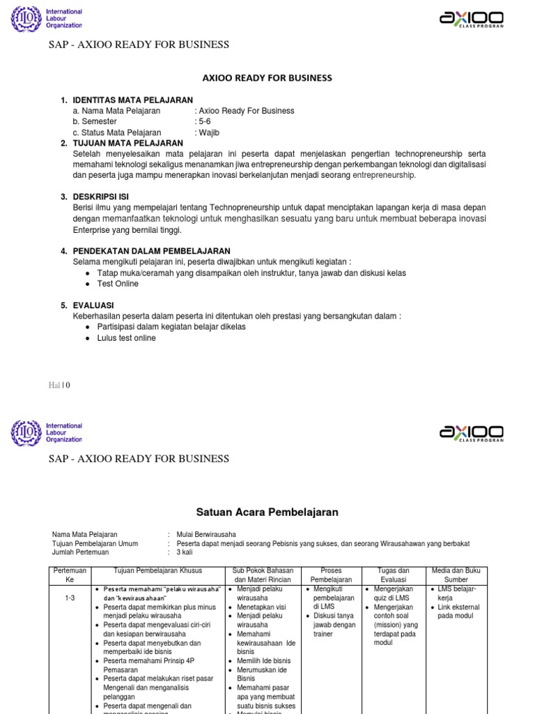 Sap - Axioo Ready For Business | PDF