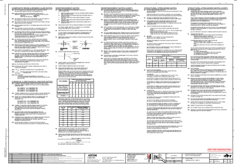 2.8 09 S002-General Notes - Sheet 2 - 02 PDF | PDF | Structural Steel ...