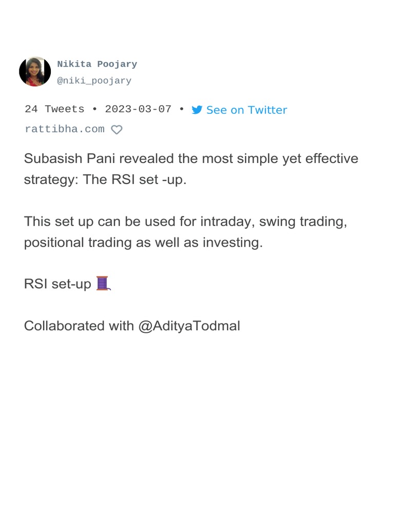 Subasish - Pani - Revealed - The - Thread - by - Niki - Poojary - Mar 7 ...