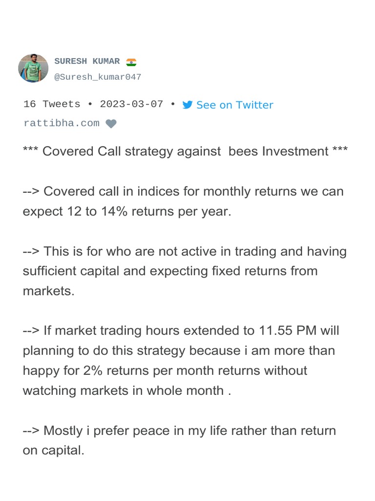 Covered - Call - Strategy - Thread - by - Suresh - Kumar047 - Mar 7, 23 ...