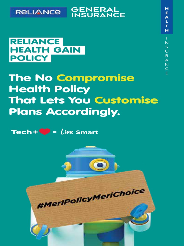 Reliance Health Gain Policy | PDF | Insurance | Deductible