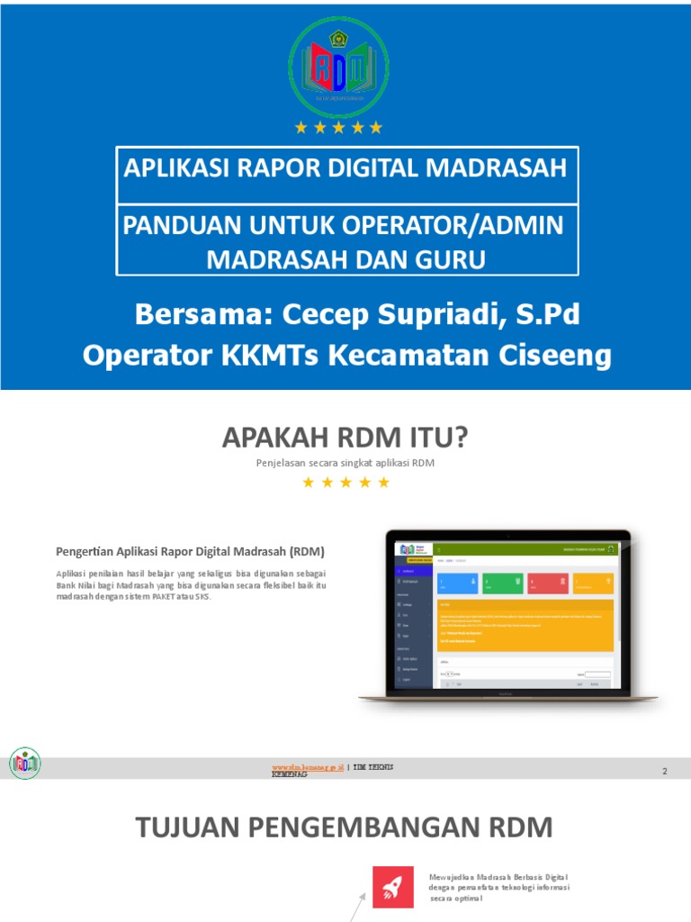 Manual Book RDM | PDF