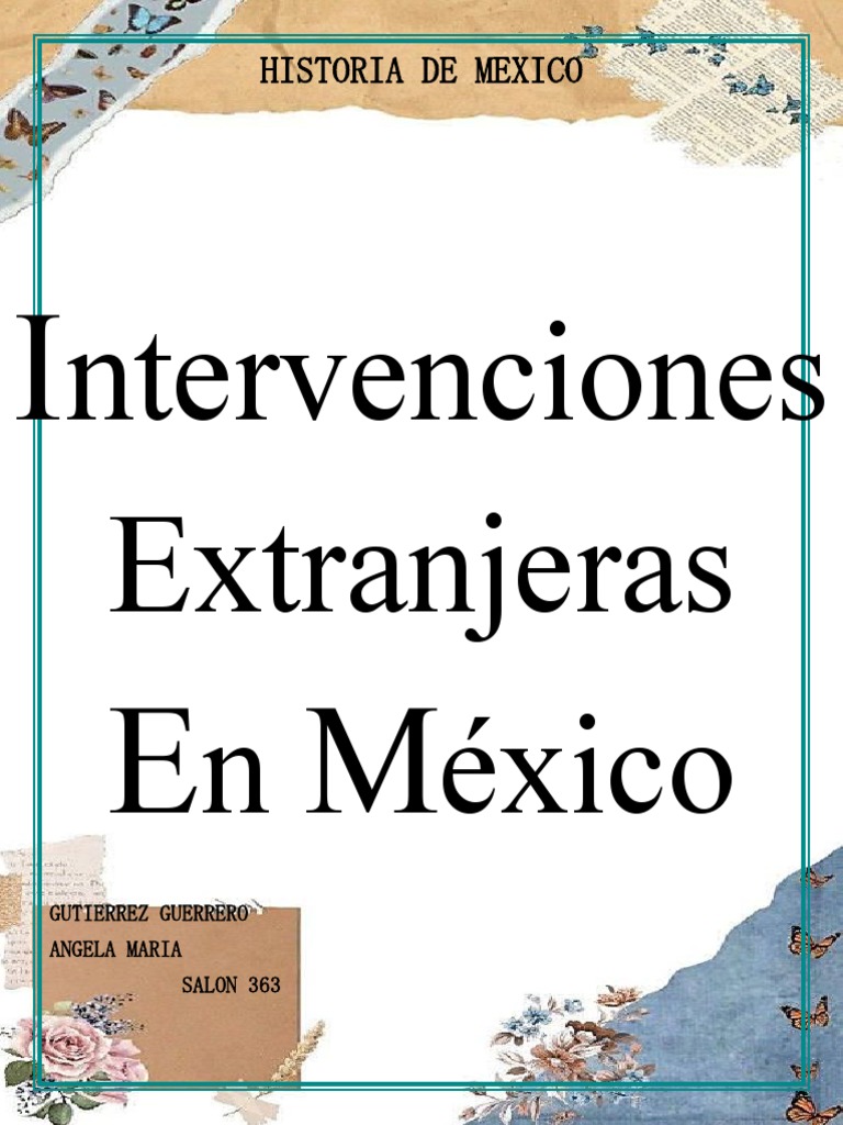 Intervenciones Extranjeras en México | PDF | México | Francia