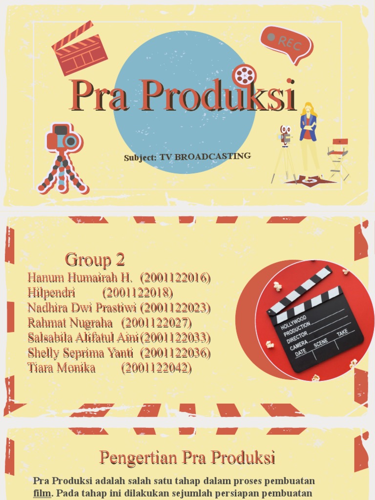 Tahapan Penting Pra Produksi Film | PDF | Karier & Perkembangan