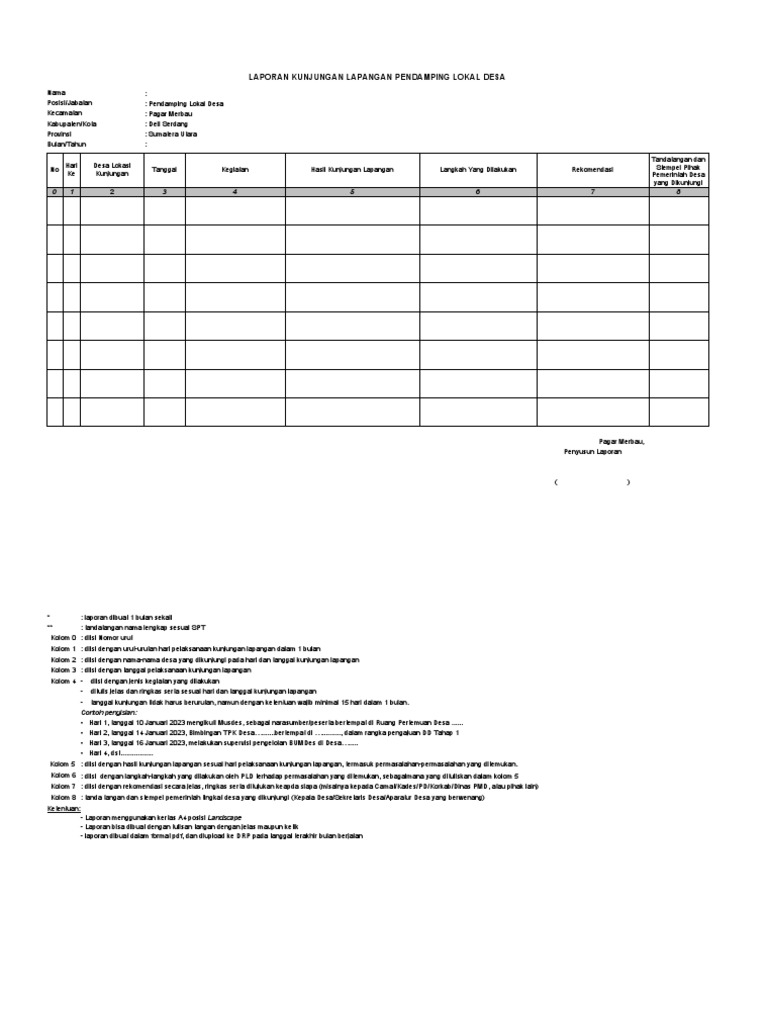 Form Kunlap PLD | PDF
