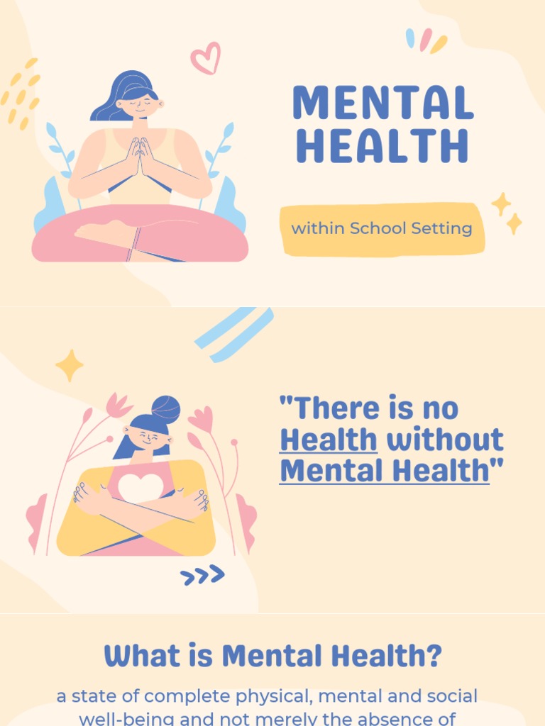 Mental Health Presentation PDF | PDF | Mental Health | Thought