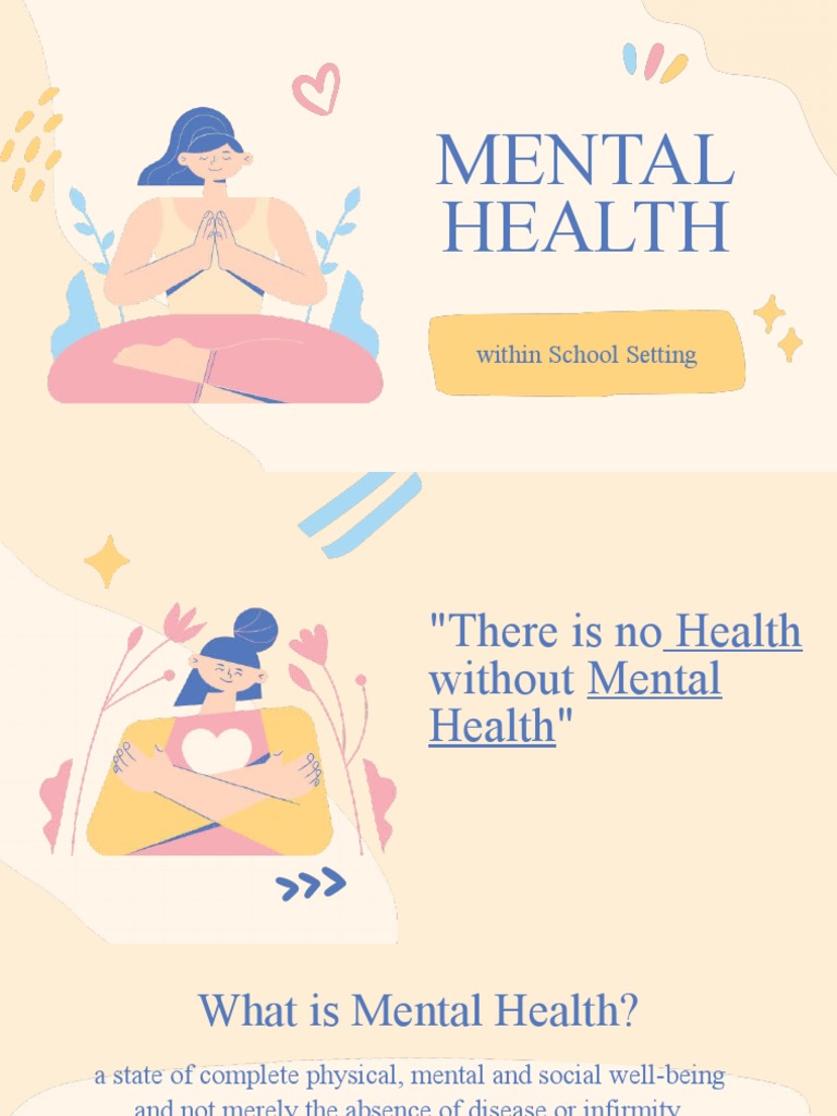 Mental Health Presentation | PDF | Mental Health | Thought