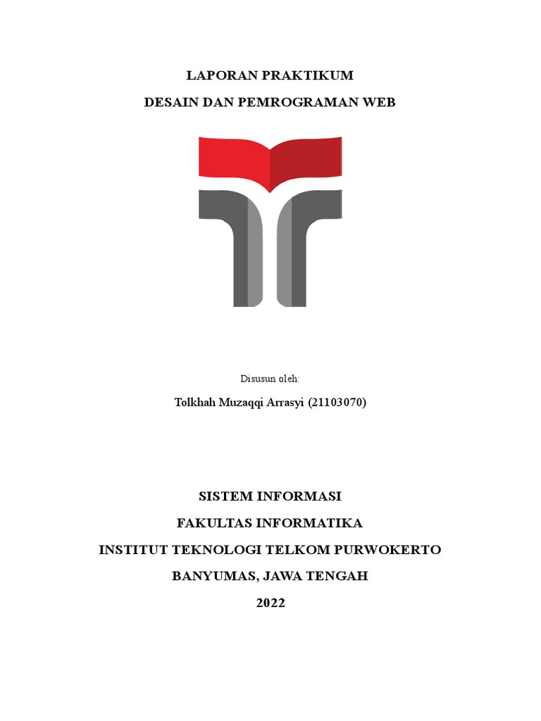 Laporan Praktikum Desain Pemrograman Web - Modul 1 | PDF