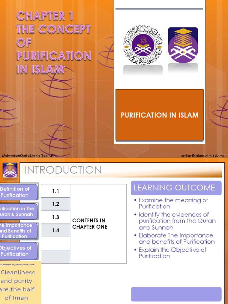 Chapter 1 - The Concept of Purification in Islam PDF | PDF | Muhammad ...