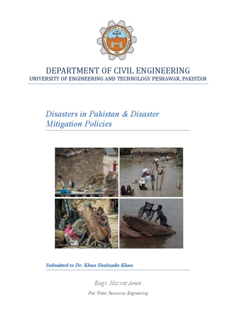 Disaster Mitigation Policies in Pakistan | PDF | Hazards | Emergency ...