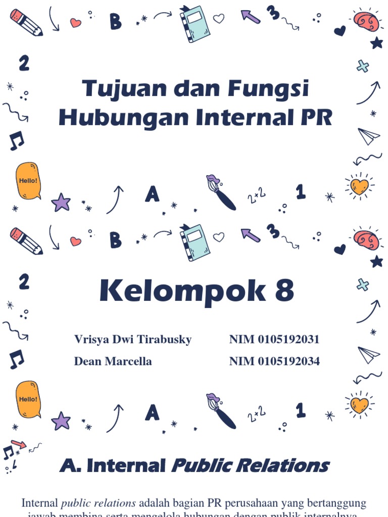 Tujuan dan Fungsi Hubungan Internal PR | PDF