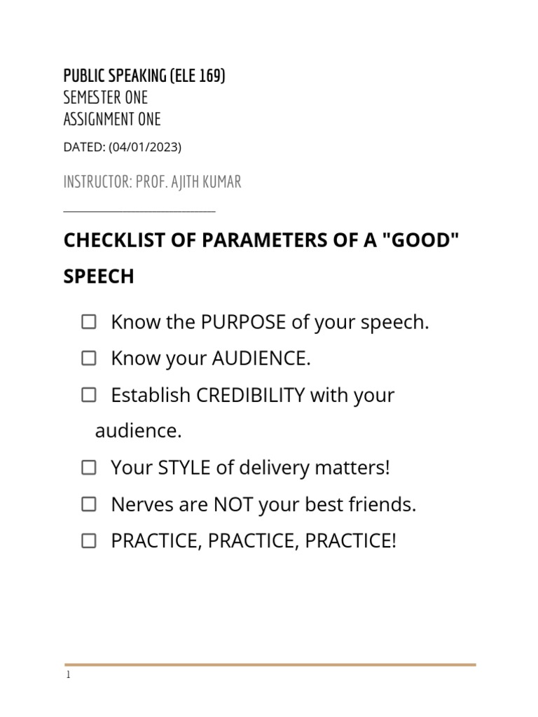 Public Speaking | PDF | Public Speaking | Credibility