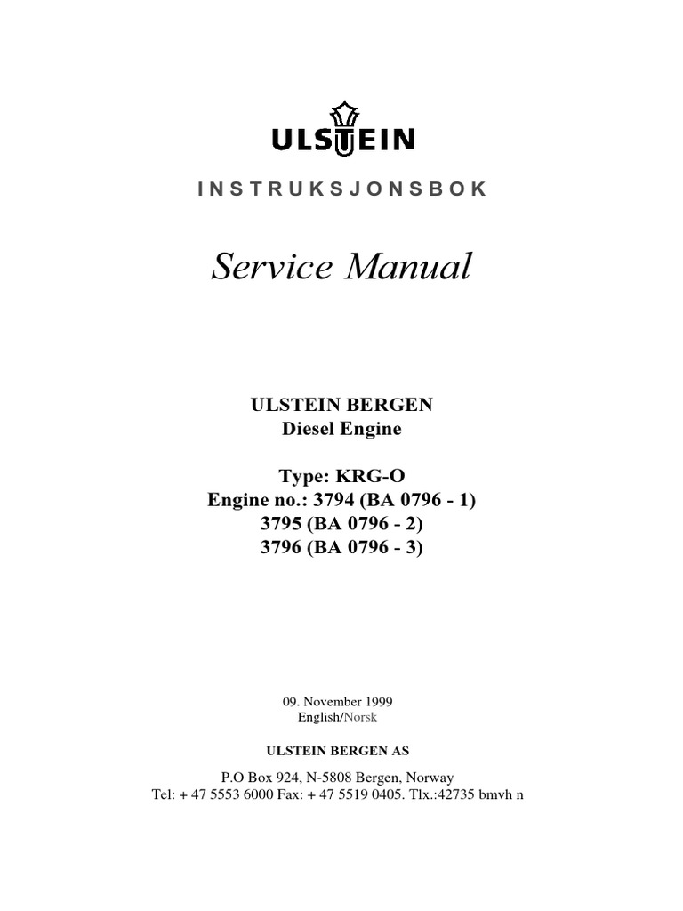 KRG - Service Manual | PDF