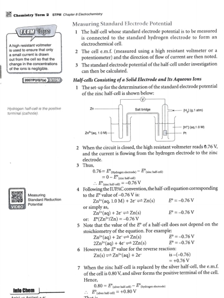 2 3 Measuring Standard Electrode Potential Pdf