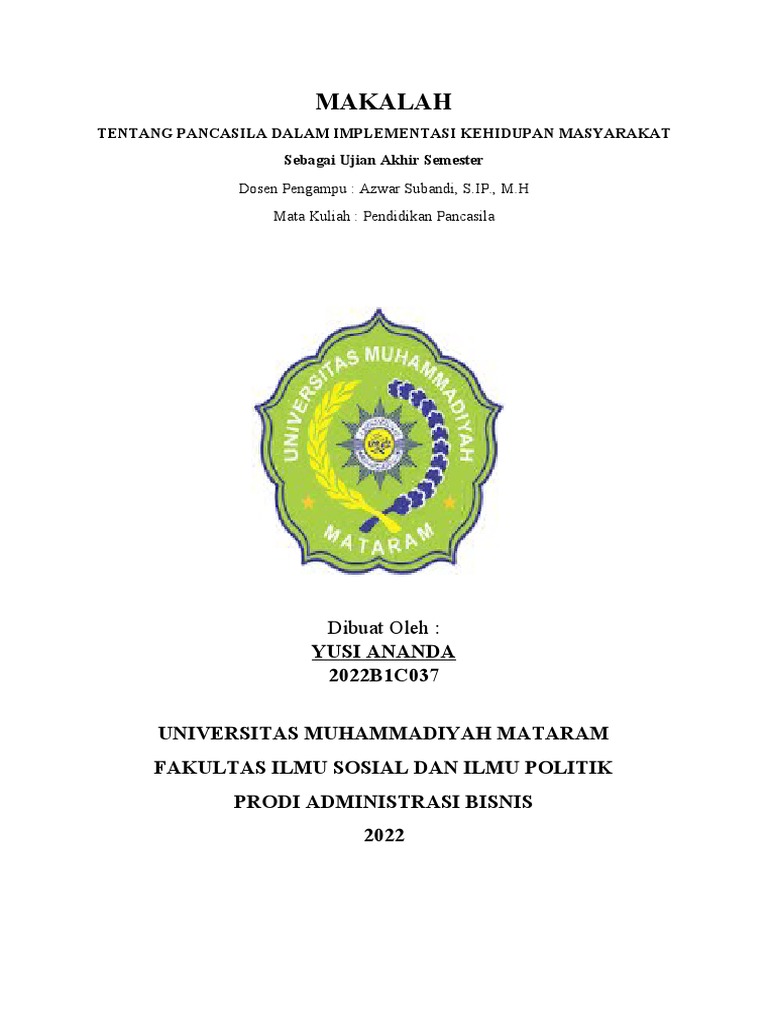 Cover Tugas Uas | PDF Cover Tugas Uas | PDF
