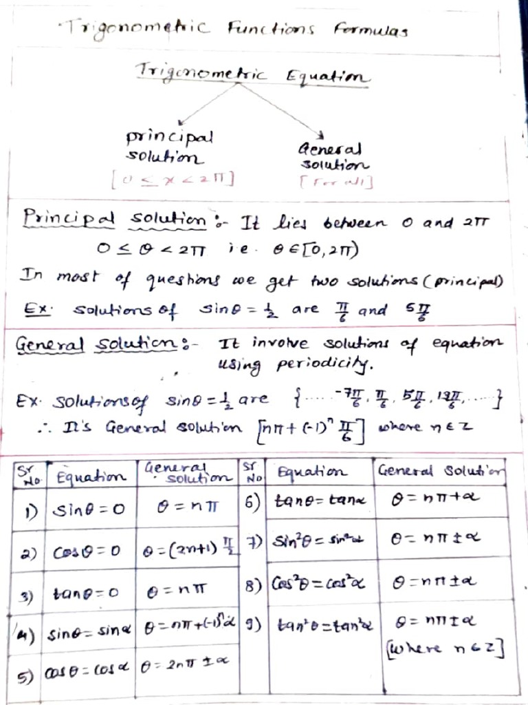 trigonometric functions.pdf | PDF | Physical Quantities | Rotation