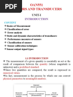 Block Diagram of Generalized Measurement System | PDF