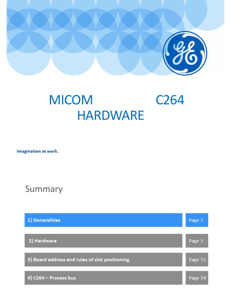 03-MiCOM C264 Hardware Presentation - Rev K | PDF | Ac Power | Power Supply