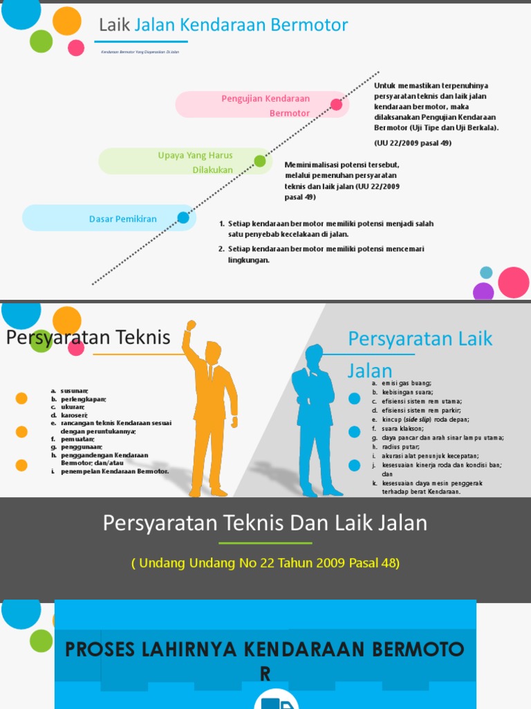 Materi Kemenhub (Syarat Teknis Dan Laik Jalan) PDF | PDF