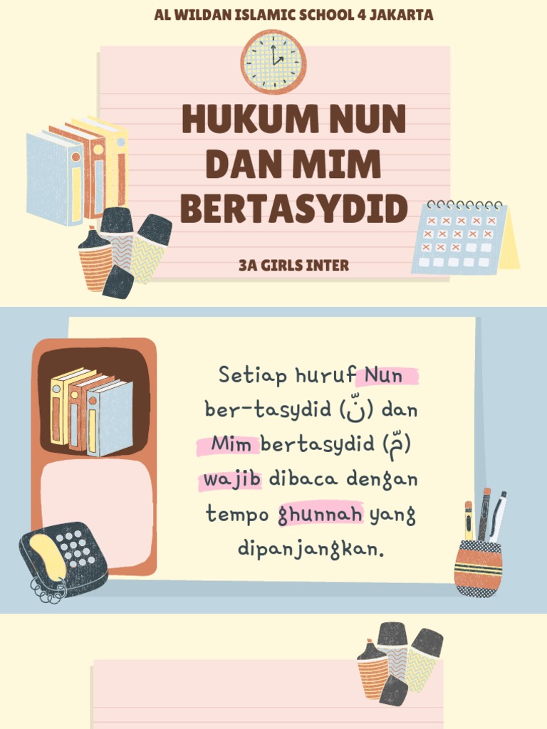 Hukum Nun Dan Mim Bertasydid PDF | PDF