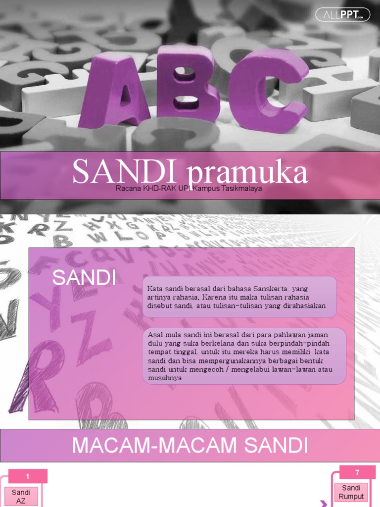 Materi Sandi Pramuka | PDF