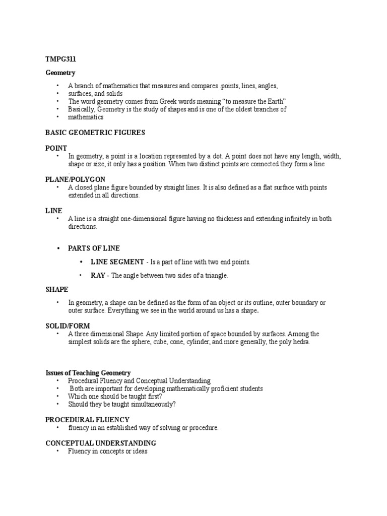 Reviewer Teaching Math in The Primarygrades | PDF | Statistics | Shape