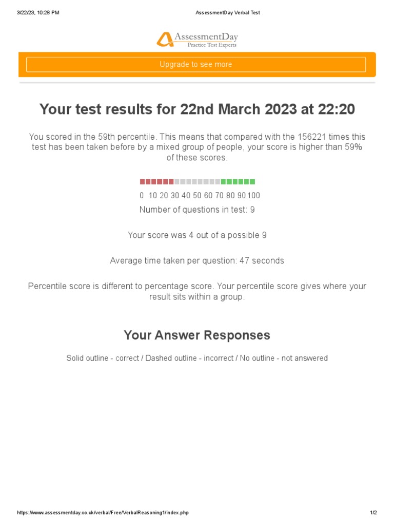 AssessmentDay Verbal Test | PDF