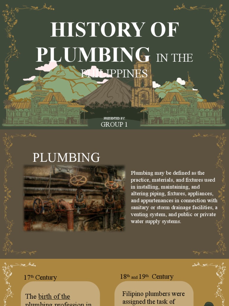 History Of Plumbing Group 1 Pdf Plumbing Hydraulic Engineering