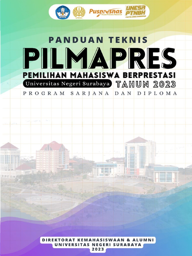Panduan Pilmapres Unesa 2023 | PDF