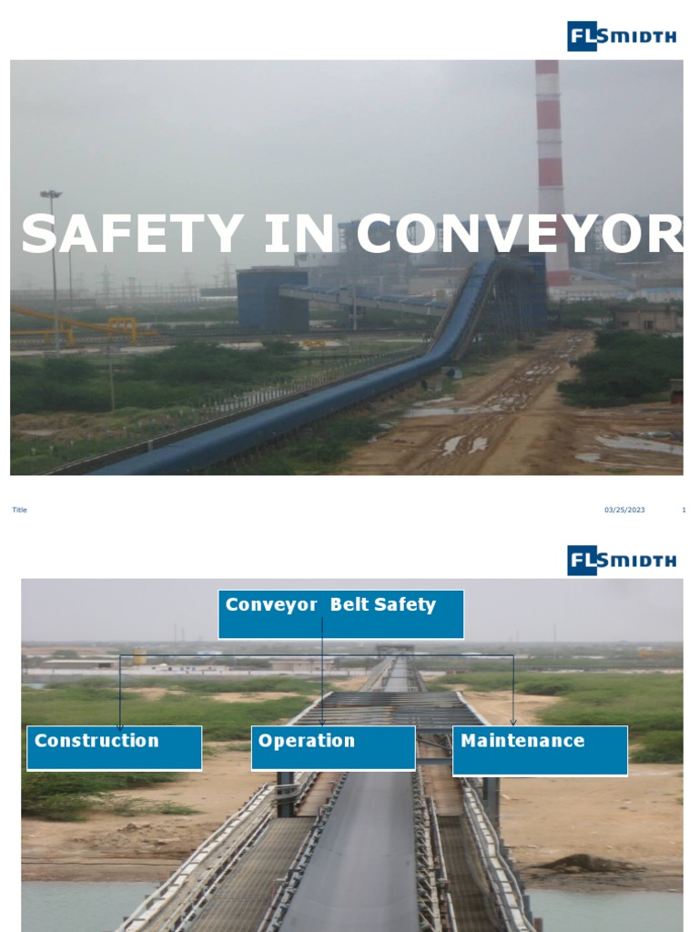 Conveyor Safety | PDF | Belt (Mechanical) | Mechanical Engineering