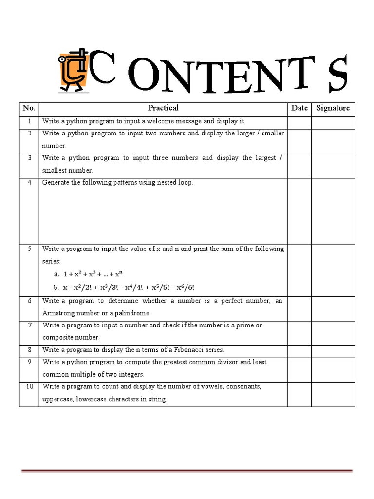 Cs Practical File Class 11 | PDF | Arithmetic | Computer Programming